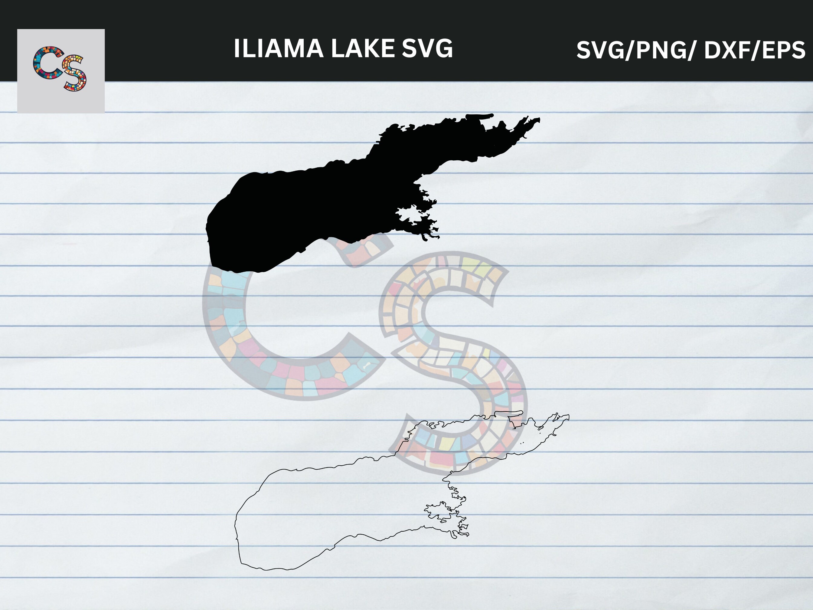 Iliamna Lake Map Outline SVG – Alaska Wall Art, Nature Decor - Etsy