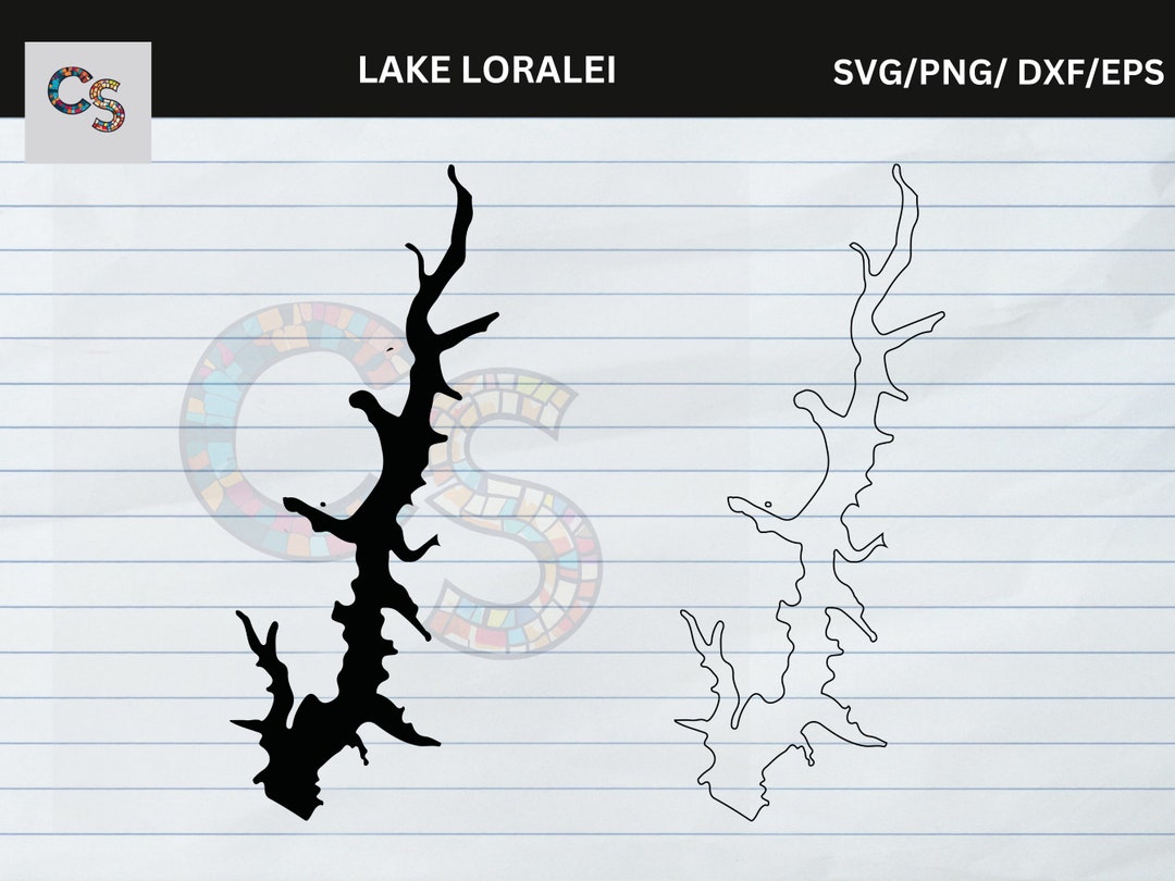 Lake Lorelei Ohio SVG Vector Graphic Digital Files Instant - Etsy