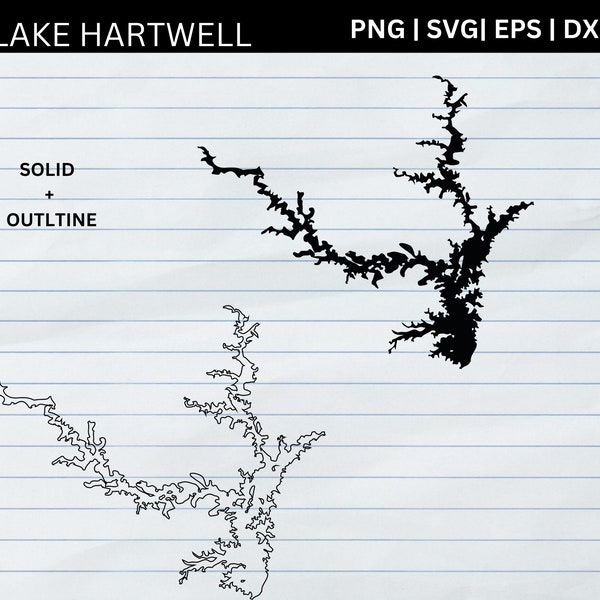 Lake Hartwell Svg - Etsy