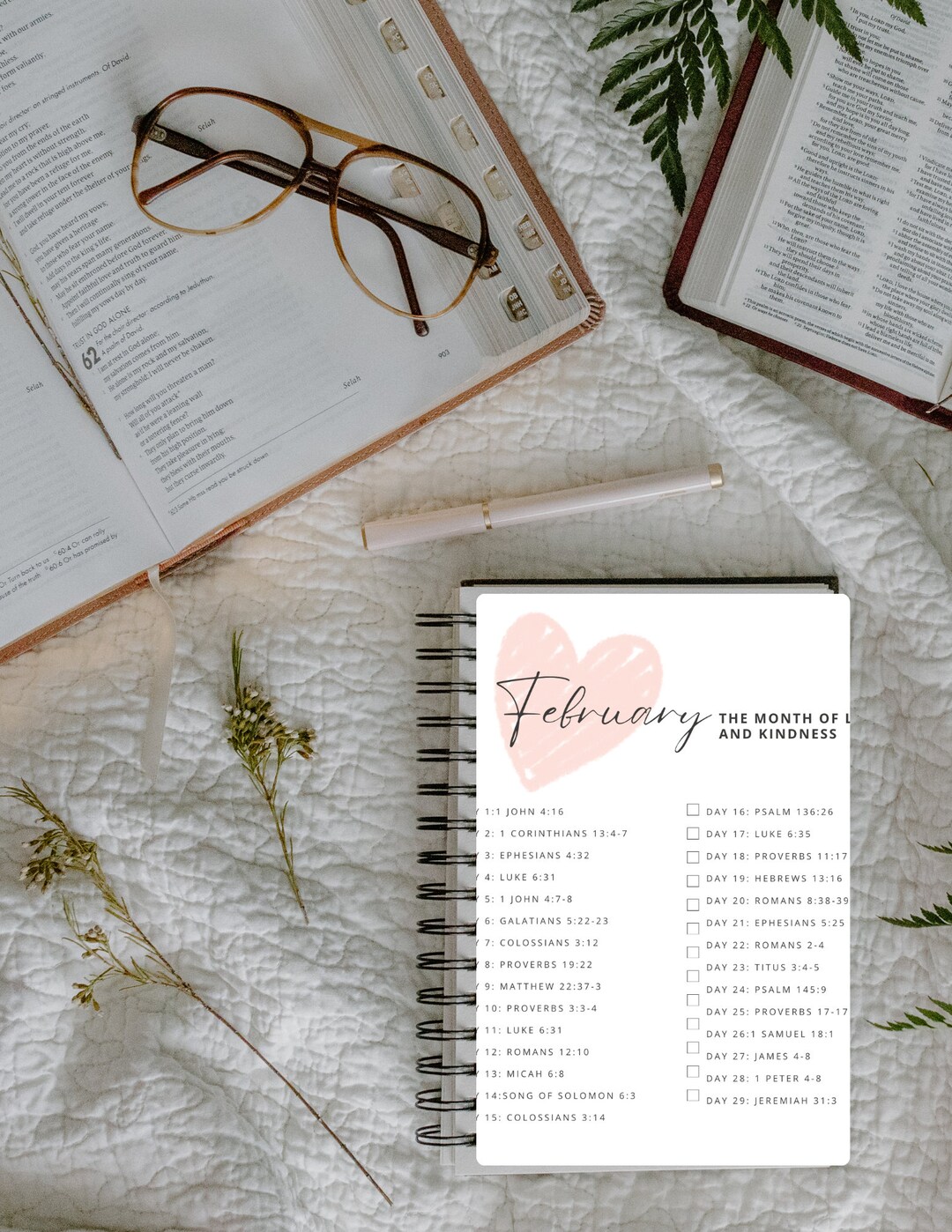 February Bible Reading Plan Love and Kindness Month Bible Reading Plan ...