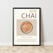 Chai Print Indian Modern Wall Art Desi Art Minimalist Print Home Wall ...