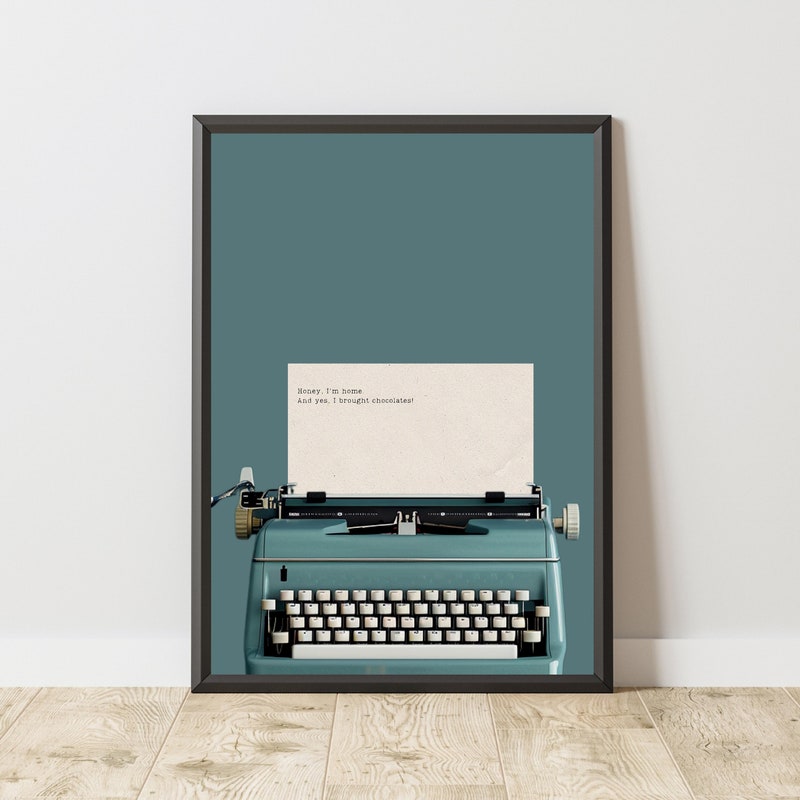 Modern Typewriter - Etsy
