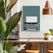 Modern Typewriter Print Typewriter Aesthetic Typography Art Typewriter ...