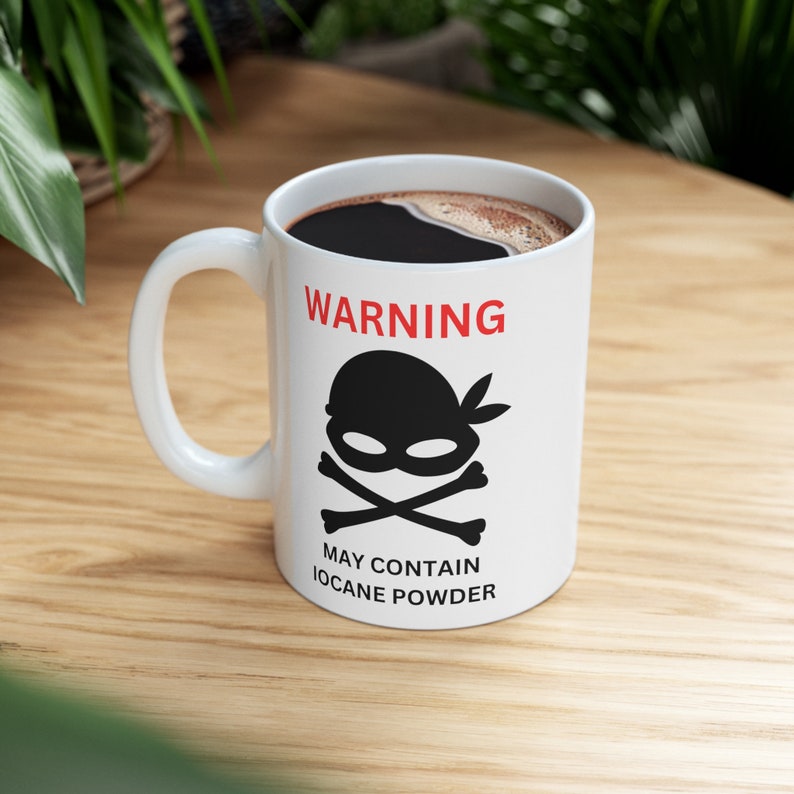 Princess Bride Mug - 'warning: May Contain Iocane Powder' Movie Quote ...