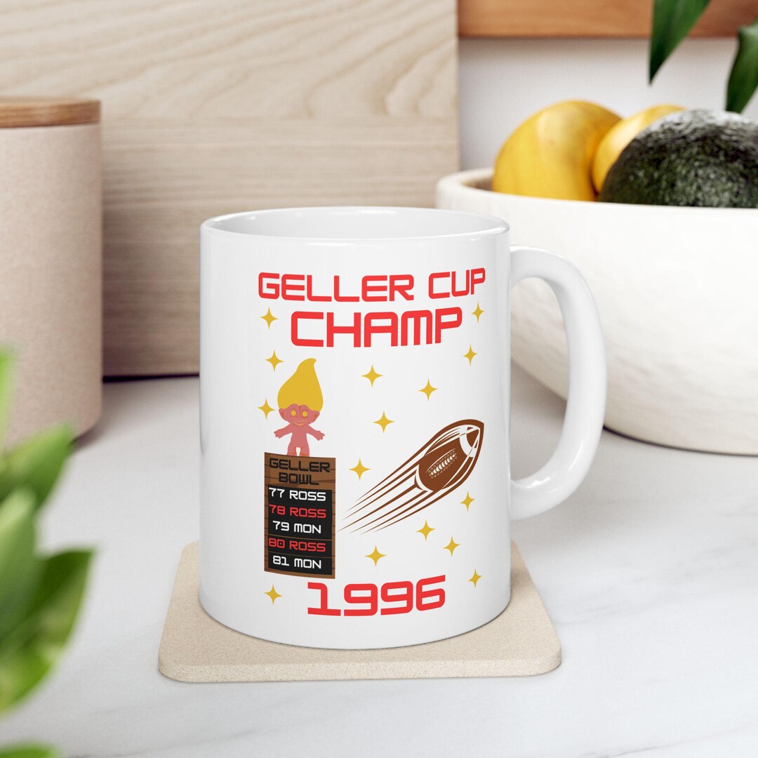 Geller Cup Champ 1996 Mug Friends TV Show - Etsy
