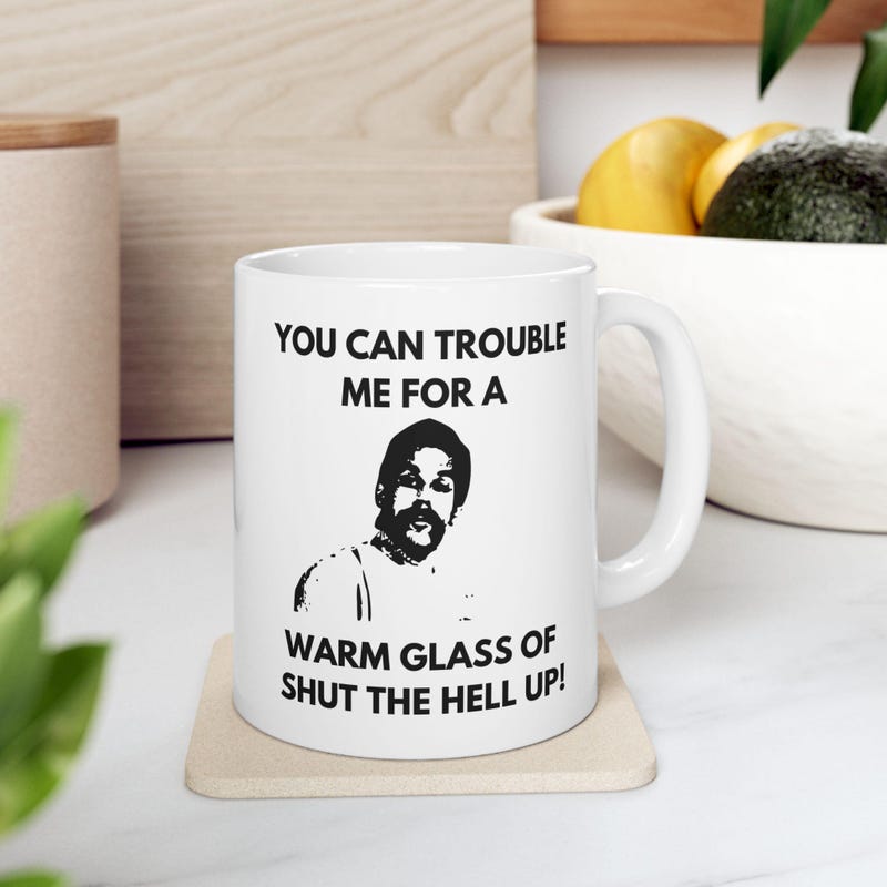 Shut up and White Mug - Etsy