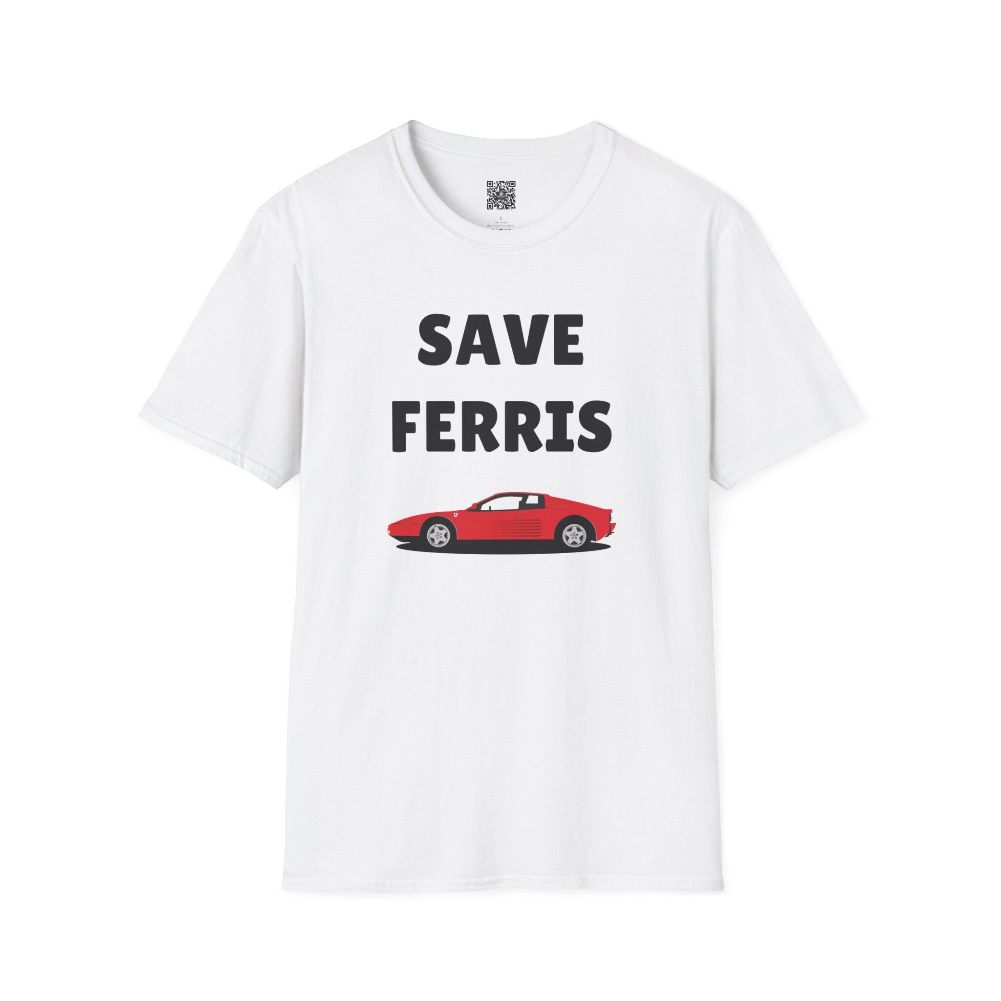 Save Ferris T-shirt, Ferris Bueller Fans - Etsy