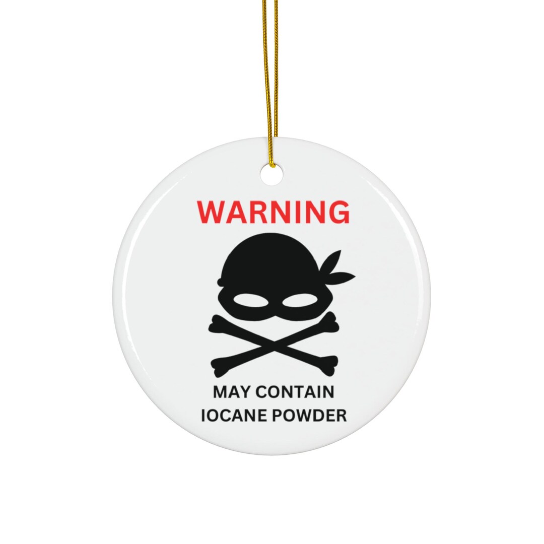 Princess Bride Ornament - 'warning: May Contain Iocane Powder' Movie ...