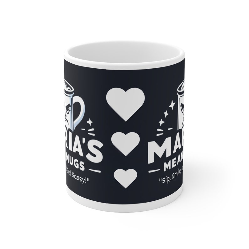 Maria's Mean Mugs Mean Muggin Face Funny Face Ceramic - Etsy