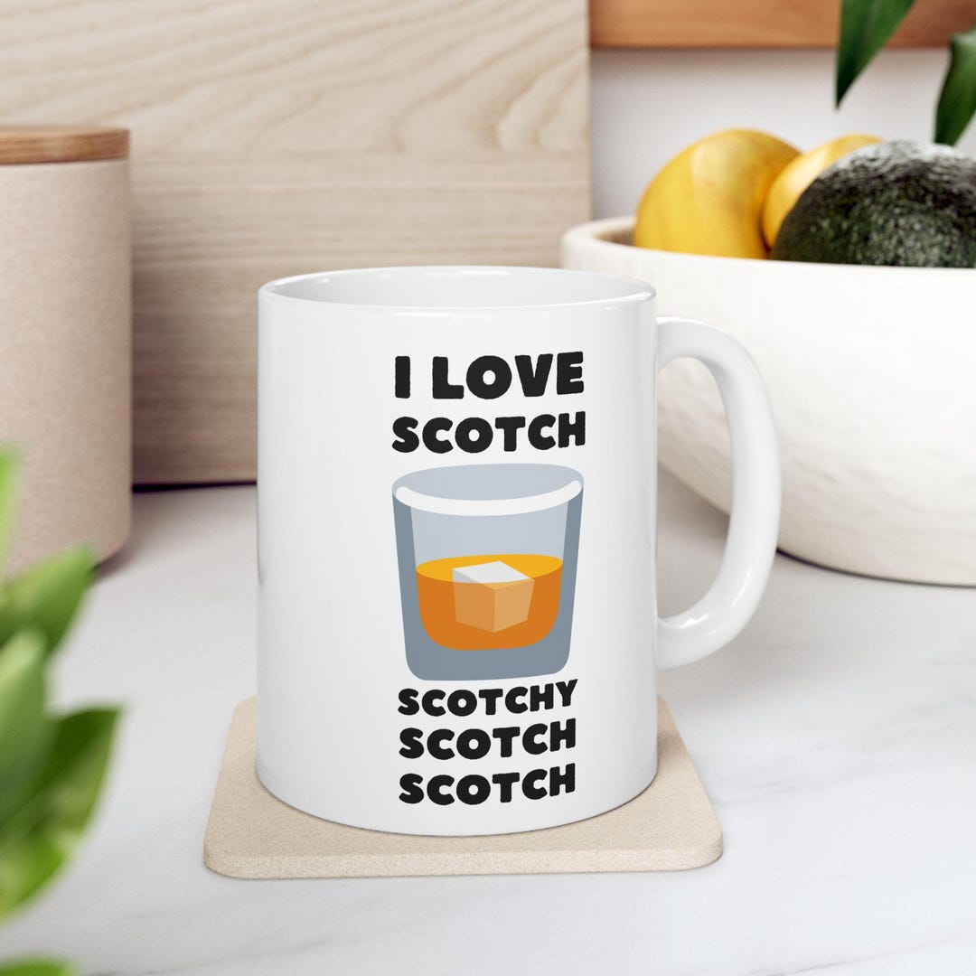 I Love Scotch Mug: Anchorman Ron Burgundy Inspired - Etsy