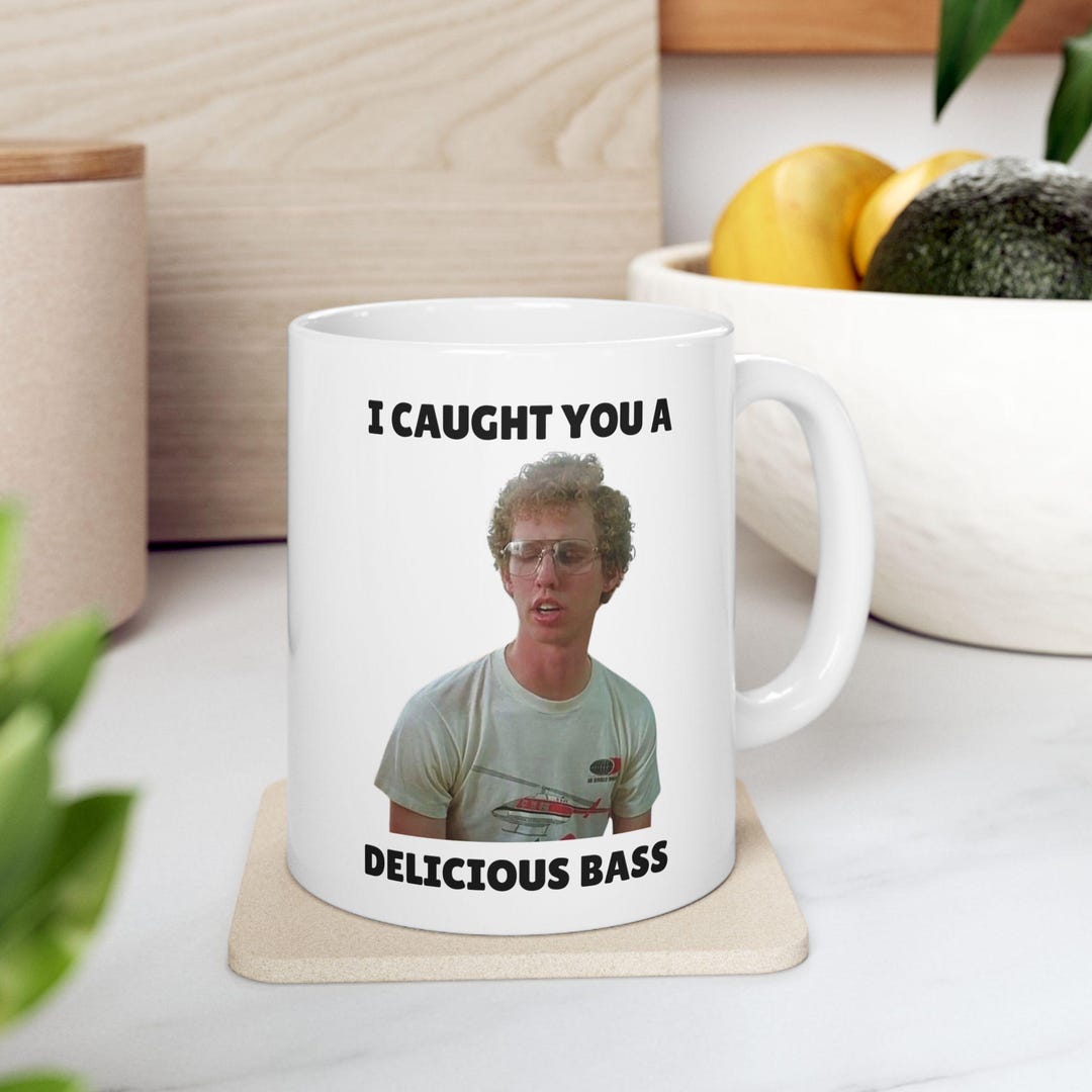 I Caught You a Delicious Bass Napoleon Dynamite Mug - Etsy
