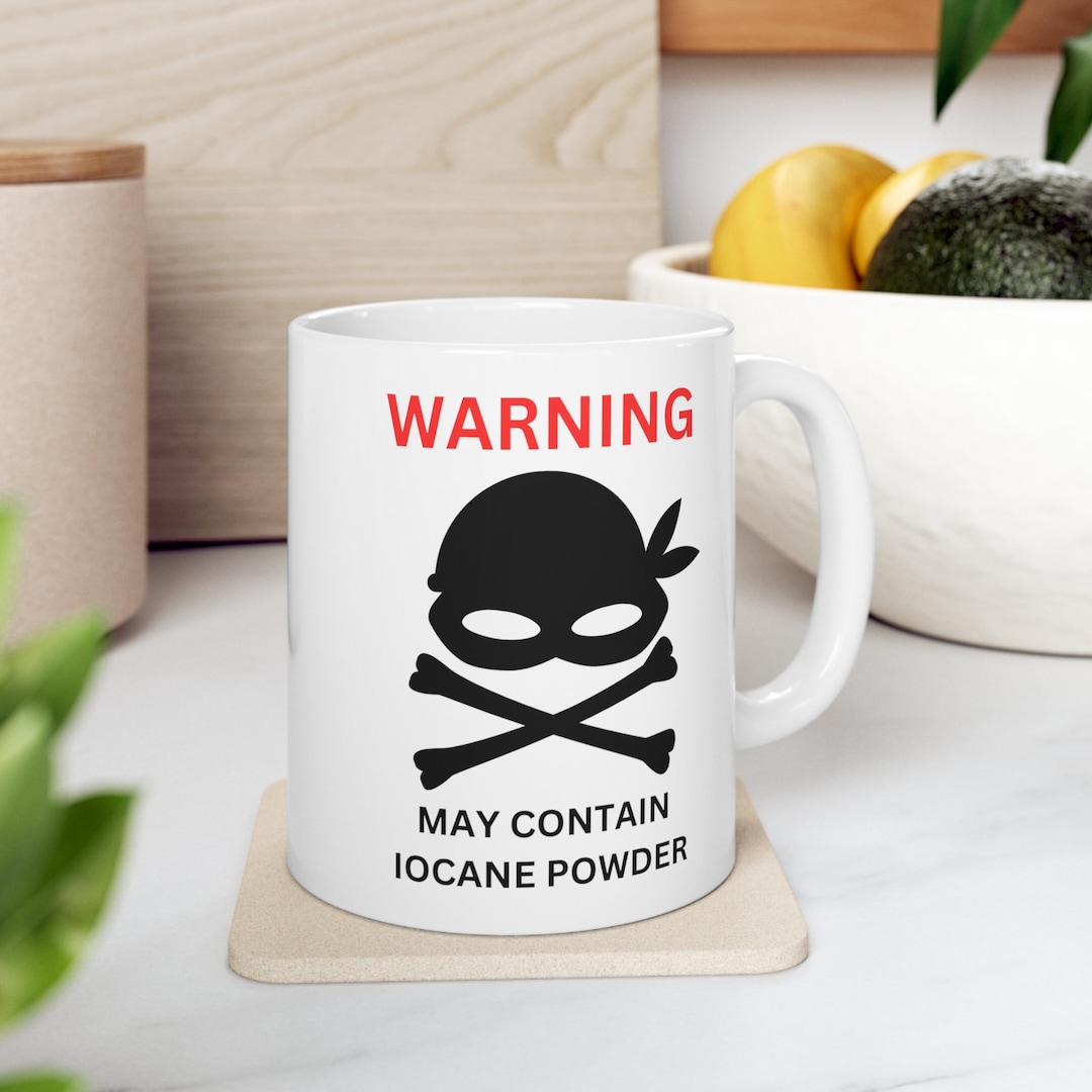 Princess Bride Mug - 'warning: May Contain Iocane Powder' Movie Quote ...