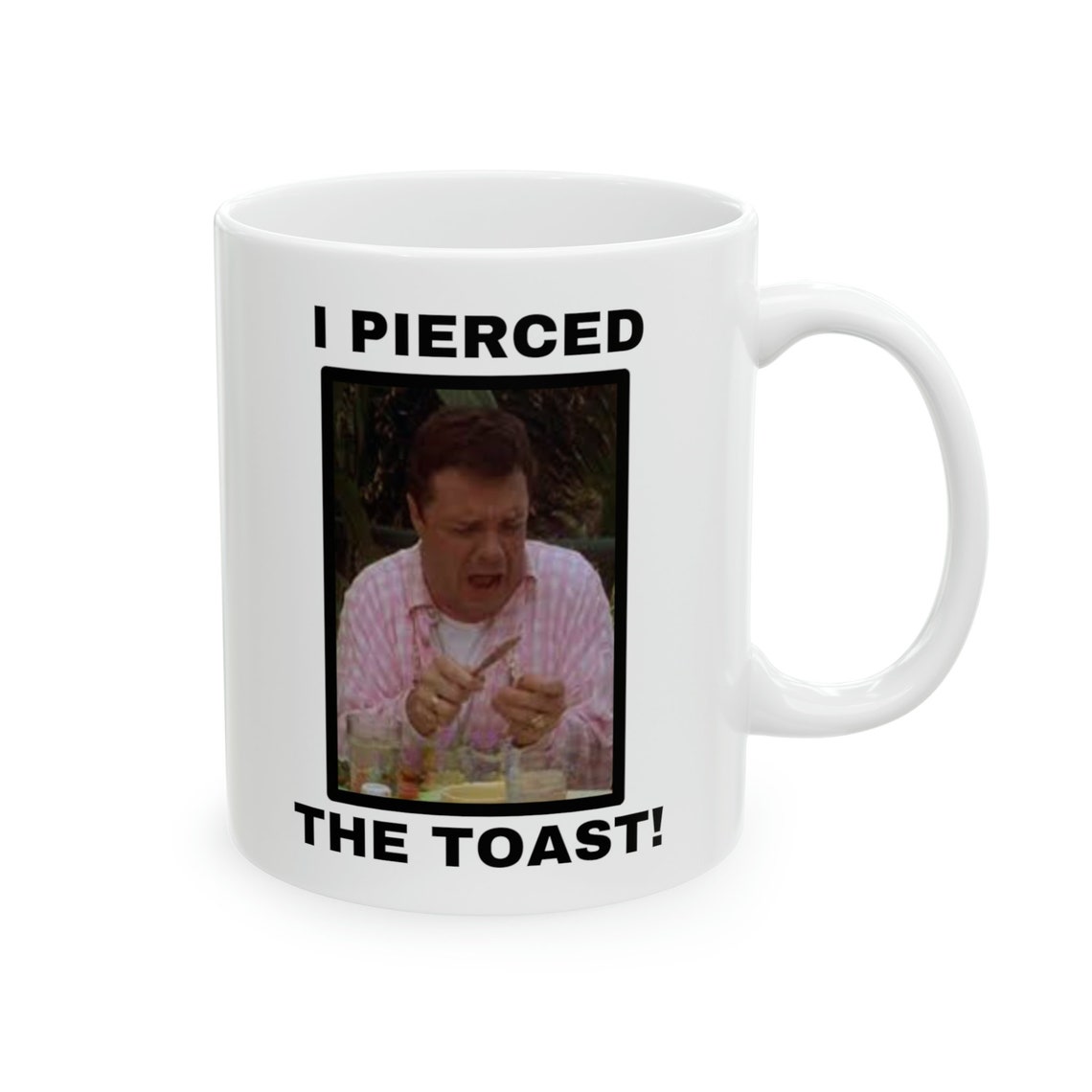 I Pierced the Toast Mug Albert Birdcage Quote Cup - Etsy