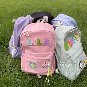 Chenille Patch Backpack Customizable Chenille Patch Bag Patch Backpack ...