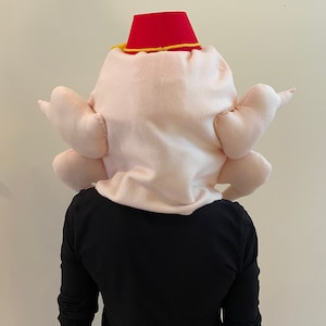 Turkey Head Mask From FRIENDS - Costume With Straw Hole - Etsy