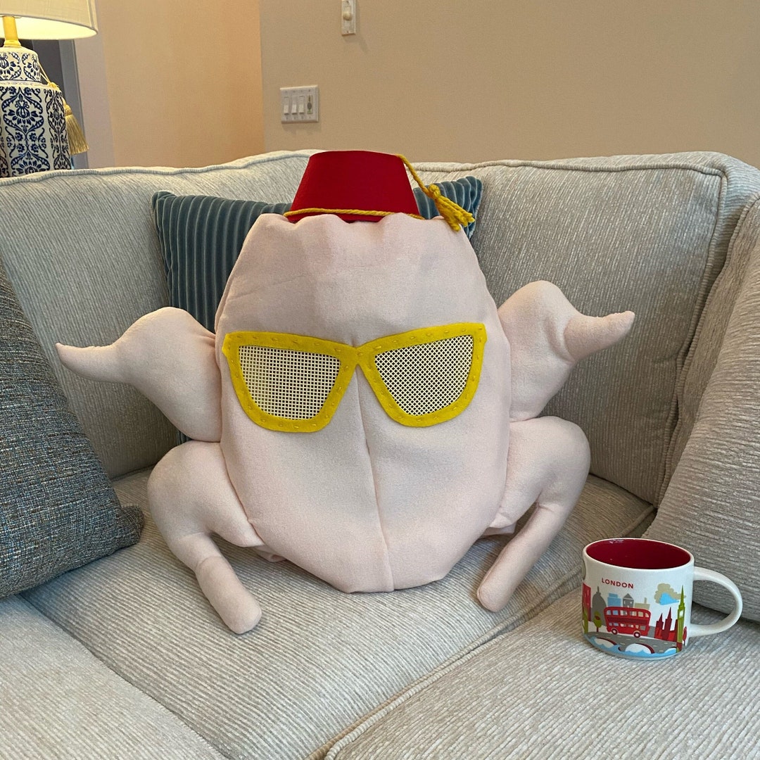 Turkey Head Mask From FRIENDS - Costume With Straw Hole - Etsy