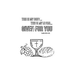 Digital Download - Religious Coloring Page - Holy Week - Maundy ...