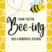 Bee Themed Teacher Appreciation Gift Tags - Etsy