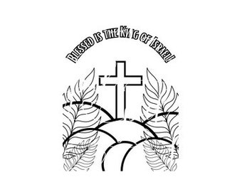 Holy Week Easter Coloring Page & Poster digital Download - Etsy