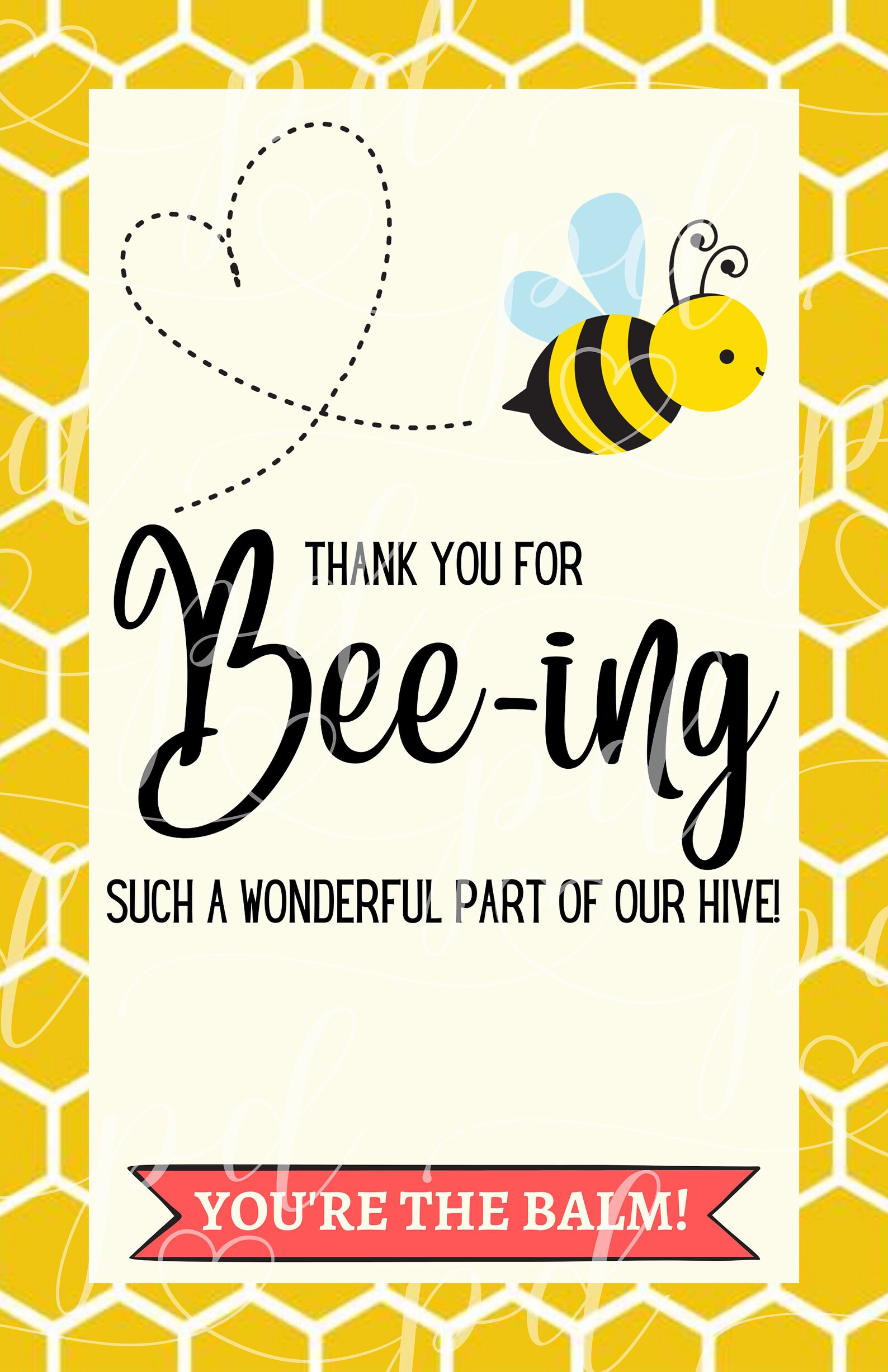 Bee Themed Teacher Appreciation Gift Tags - Etsy Canada