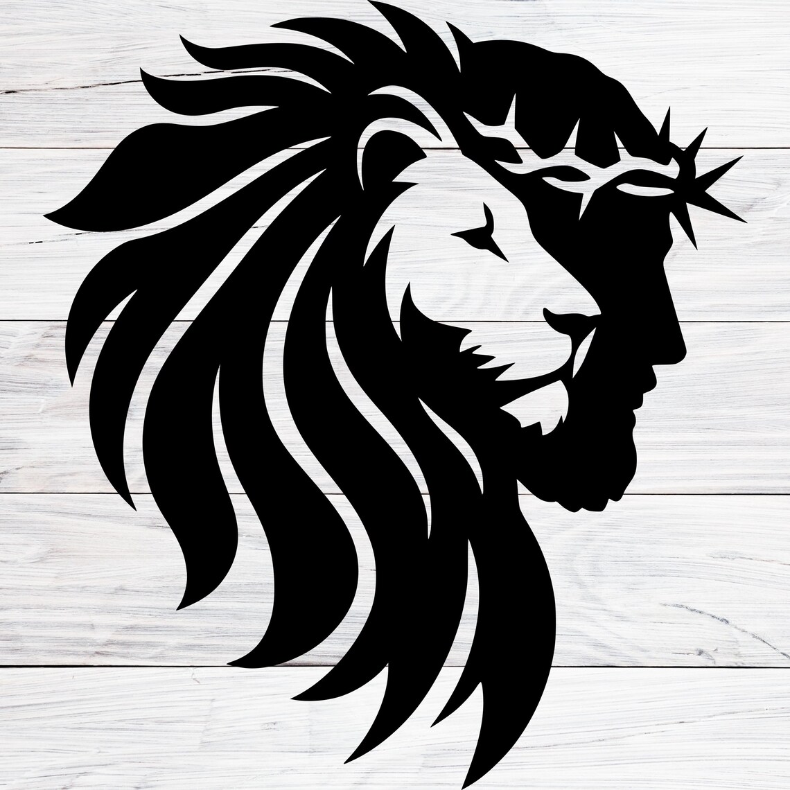 Jesus Lion Svg, Christian Jesus Lion Svg, Lion Svg, Jesus Svg, Lion ...