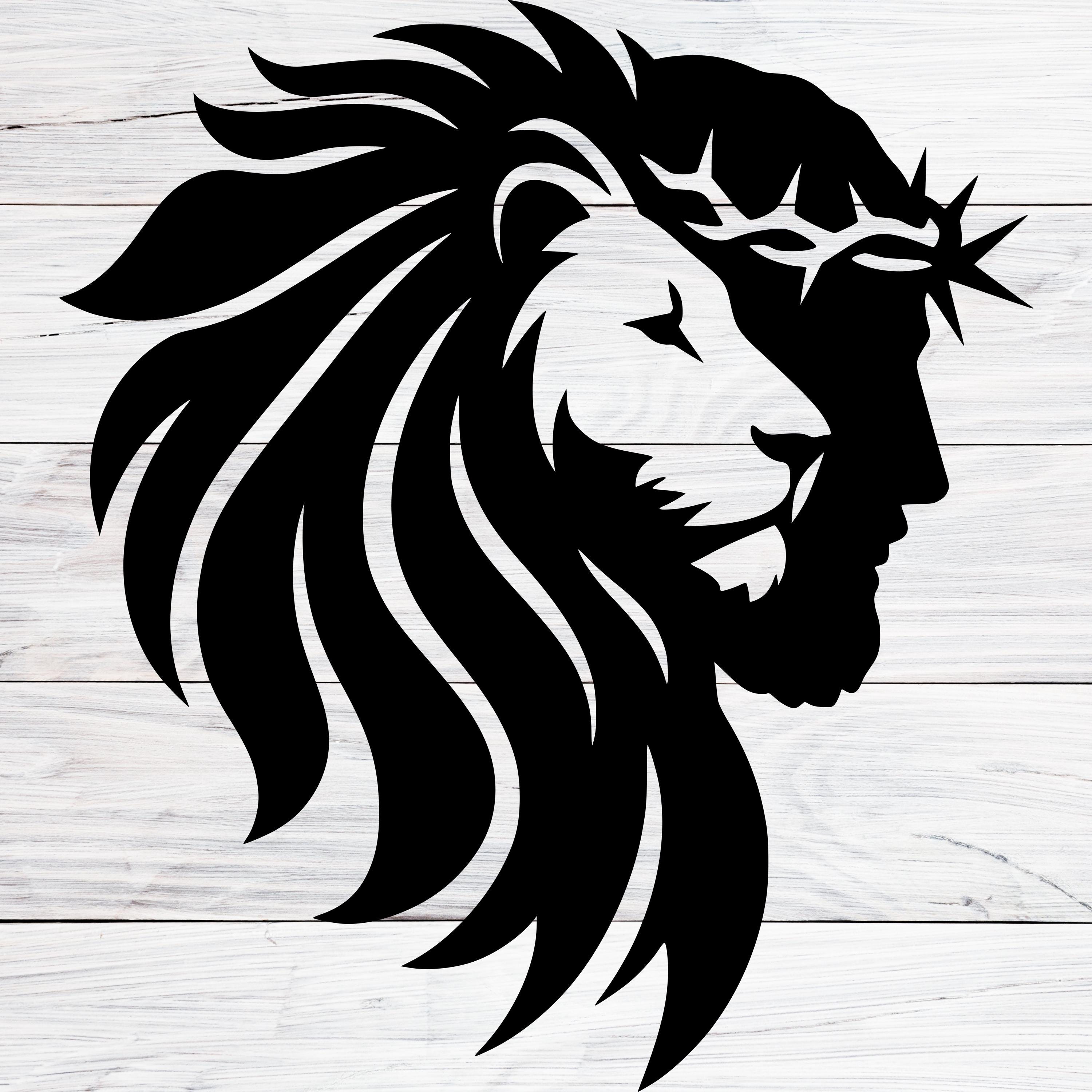 Jesus Lion Face Svg, Png, Jpg, Christian Easter Design (digital ...