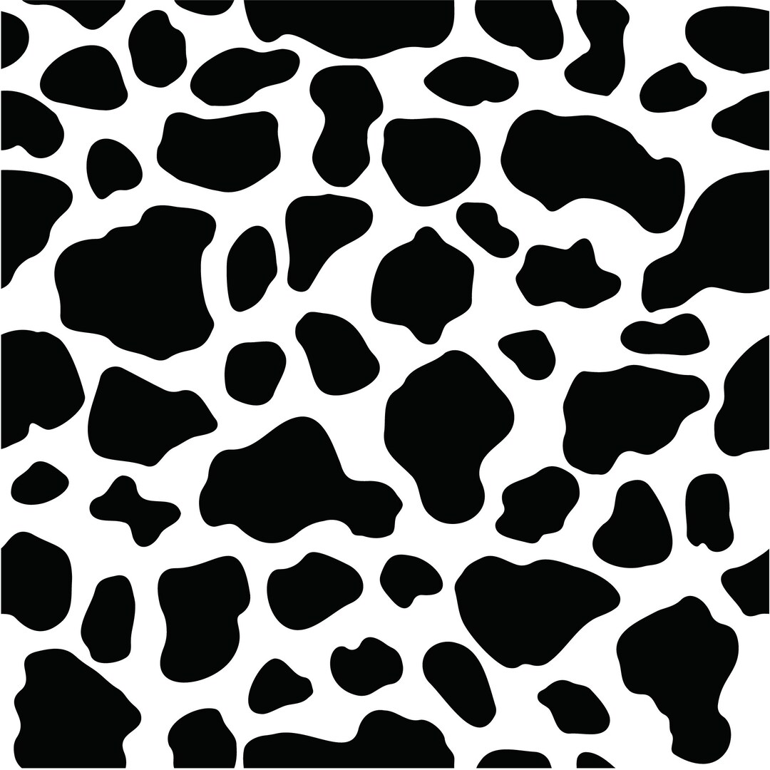 Cow Print Cow Spots SVG, PNG, JPG Cow Print Pattern Backround Instant ...