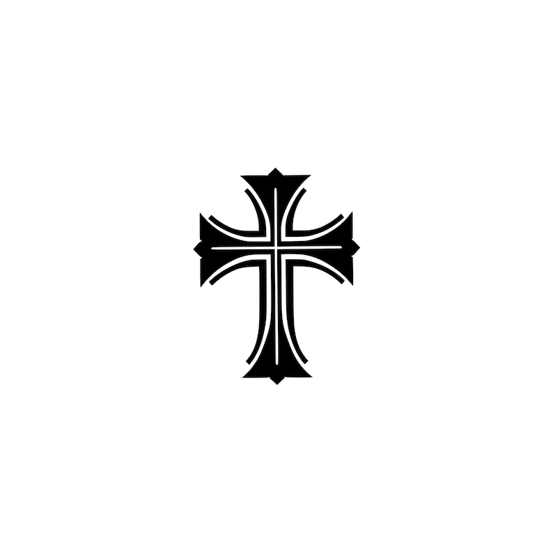 Traditional Latin Cross Svg, Powerful Symbol of Faith, God's Love ...