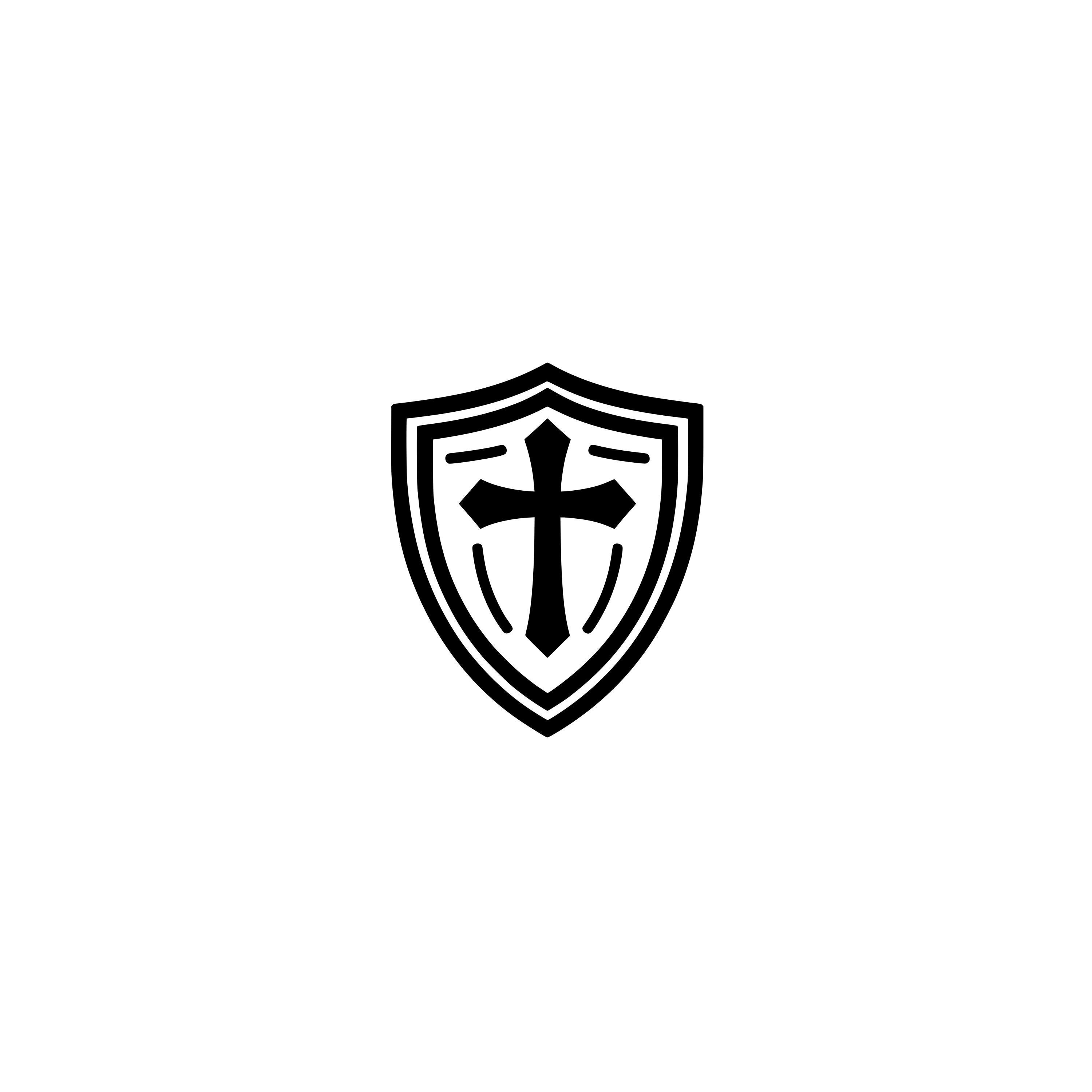 Christian Shield With Cross Svg, Faith and Protection Design Symbol Svg ...