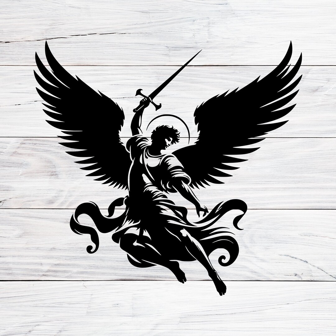 Archangel St. Michael Svg, Png, Jpg, Christian Protector Design ...