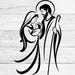 Marry and Joseph Svg, Png, Jpg, Virgin Mary With Jesus Digital Download ...