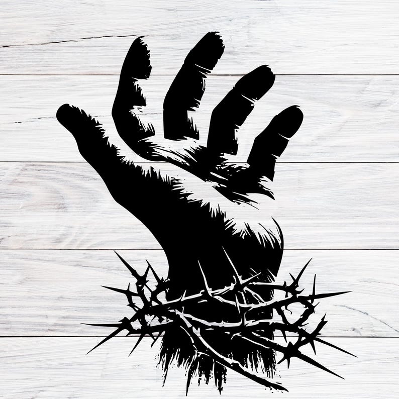 Hand of Christ Svg, Png, Jpg, Sacrifice and Redemption Symbol (digital ...