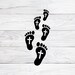 Footprints With Cross Svg, Png, Jpg, Journey to Jesus Digital Download ...