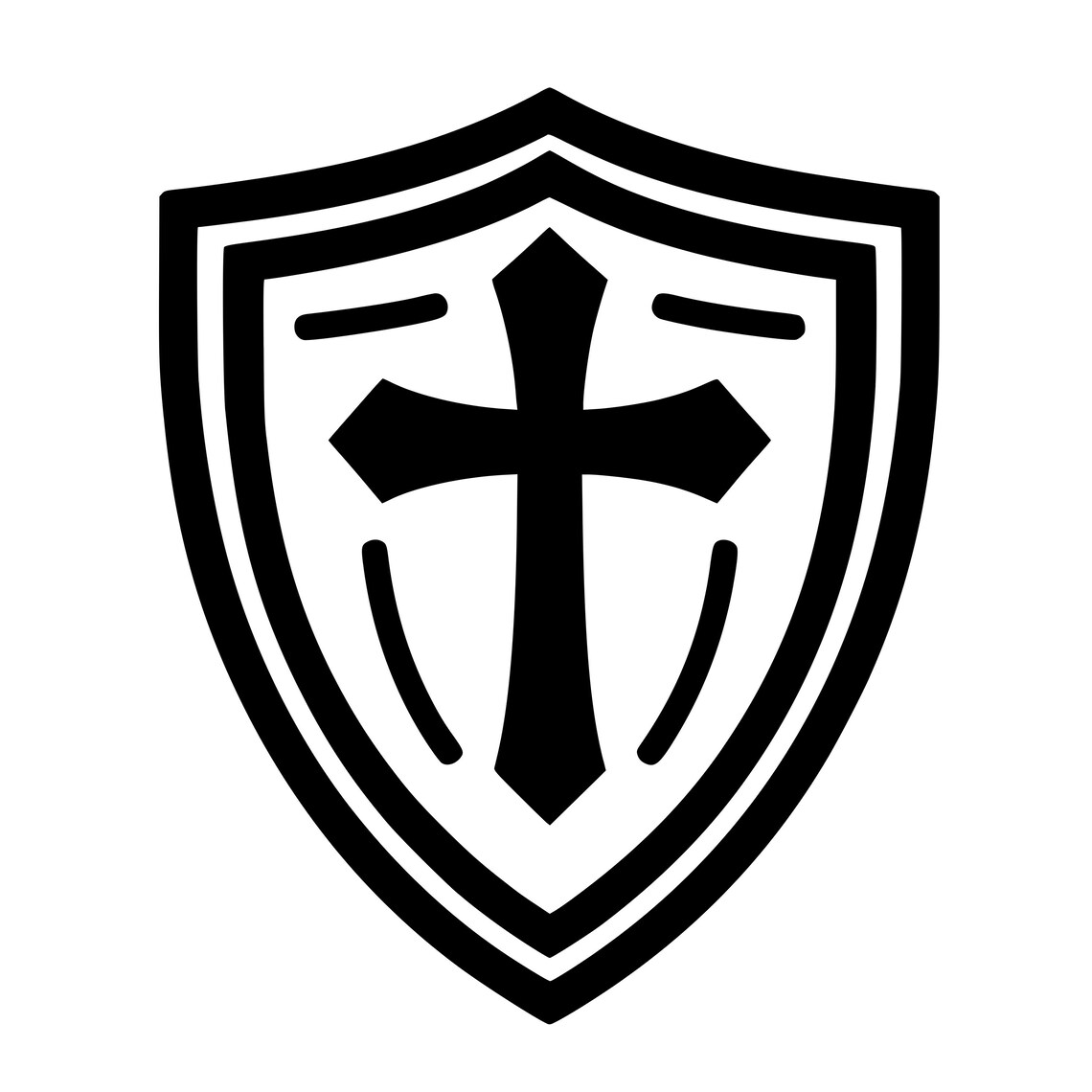 Christian Shield With Cross Svg, Faith and Protection Design Symbol Svg ...