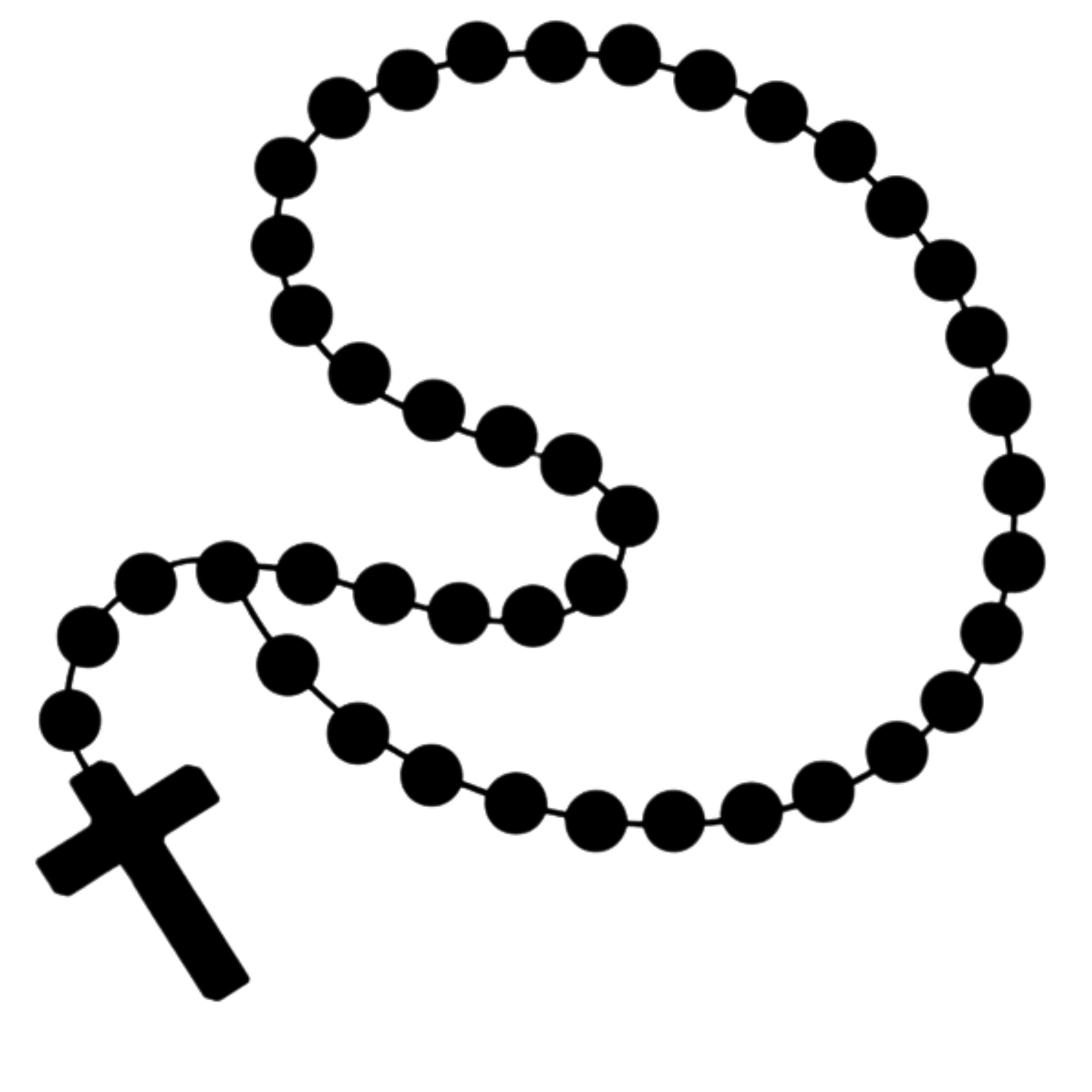 Rosary Bead Illustration, Rosary Bead Svg Shirt Design, Rosary Digital ...