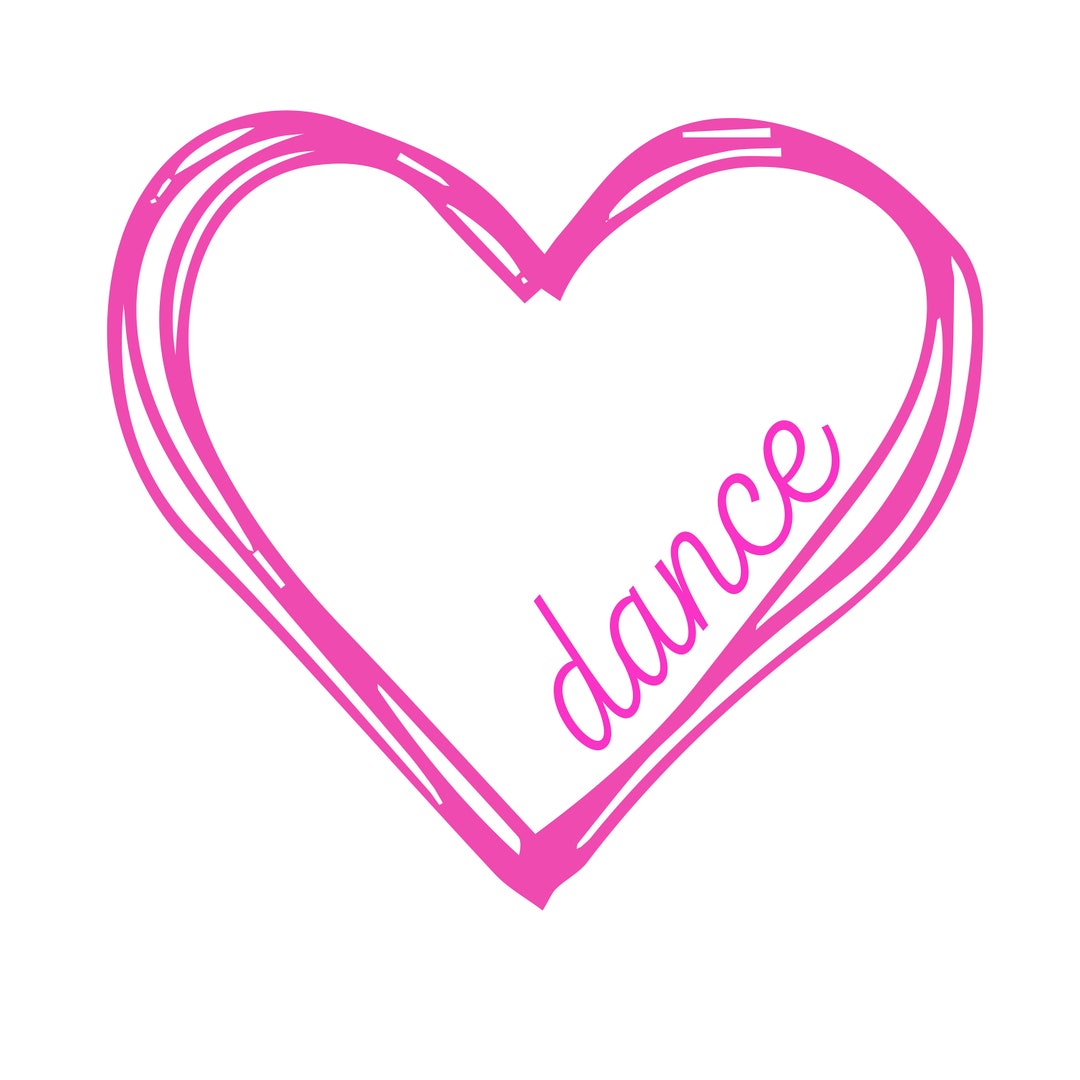 Dance Heart Svg, Dance Heart Purple Svg, Dancer Svg, Dance Mom Svg ...