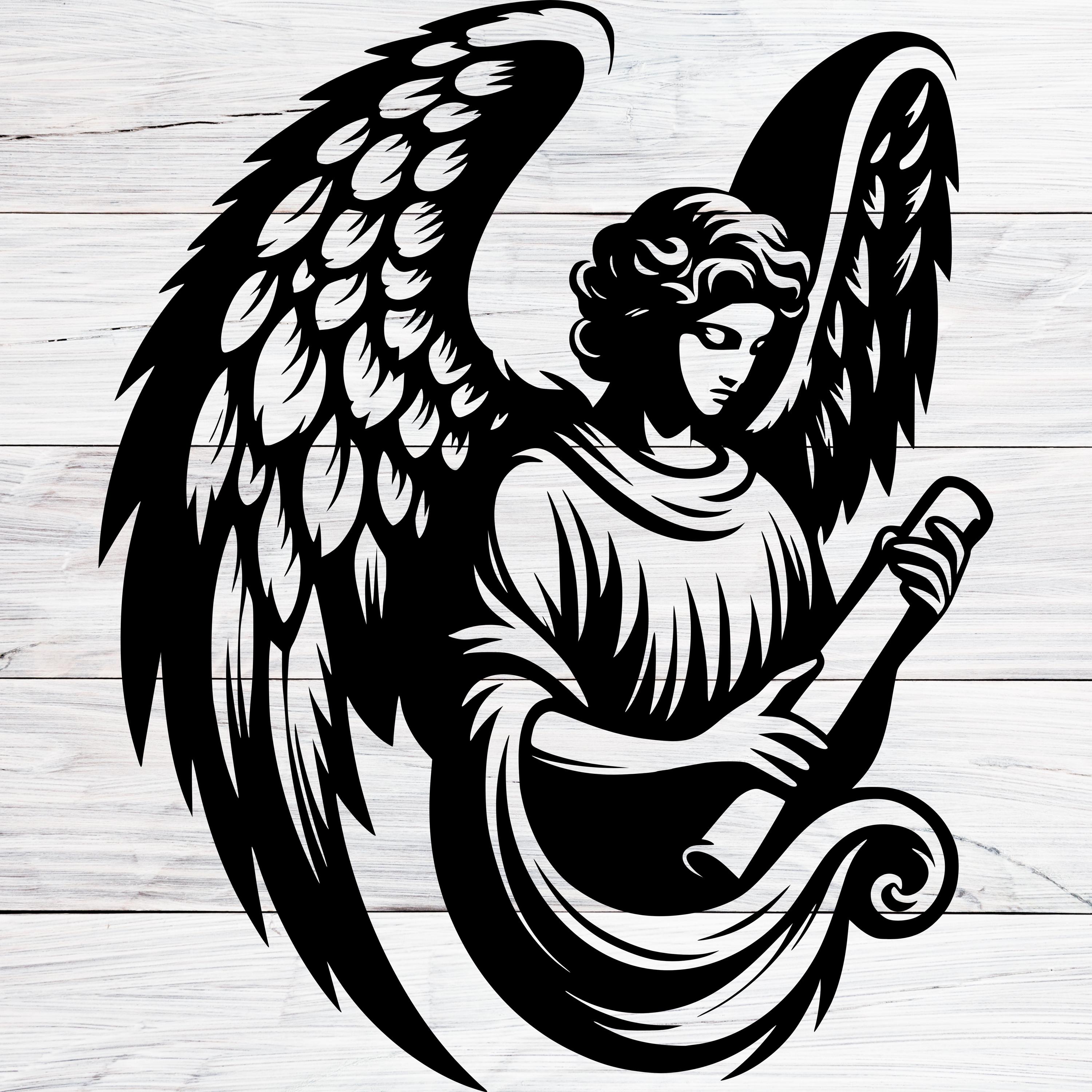 Archangel St. Raphael Svg, Png, Jpg, Healing and Protection Symbol ...