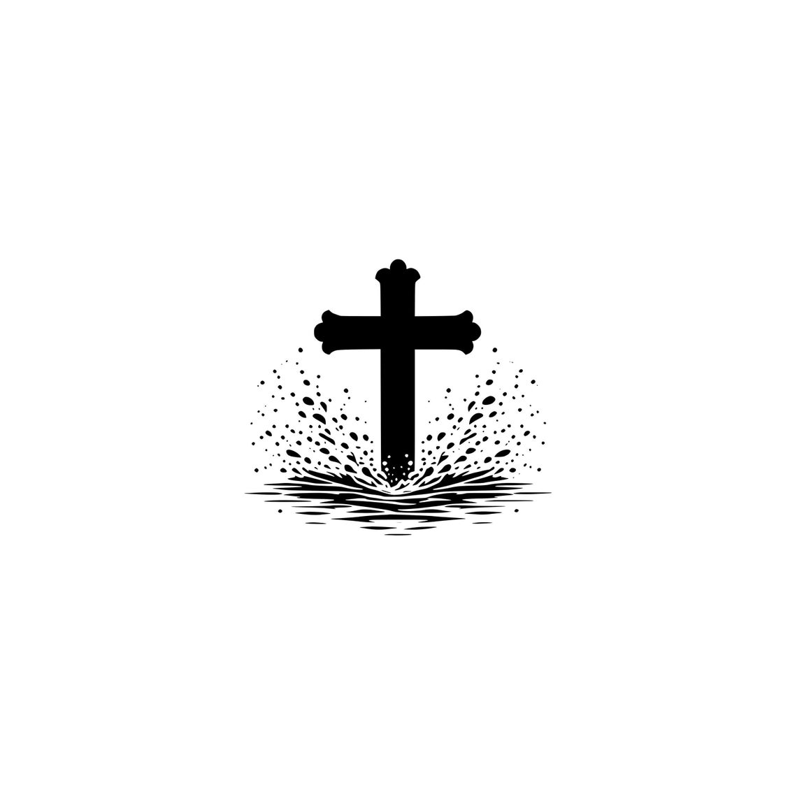 Baptism Cross Svg, Christian Cross Svg, Baptism Svg Design, Cross ...