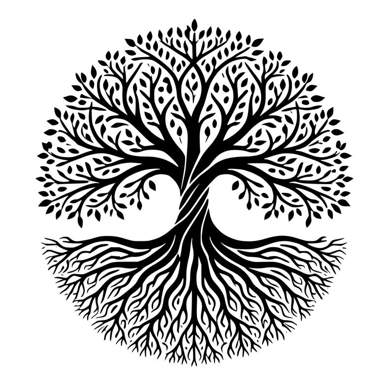 Christian Tree of Life Symbol Svg, Eternal Faith Svg, Growth ...