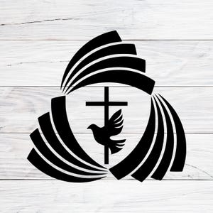 Holy Trinity Cross With Dove Svg, Christian Symbol of Faith and Peace ...