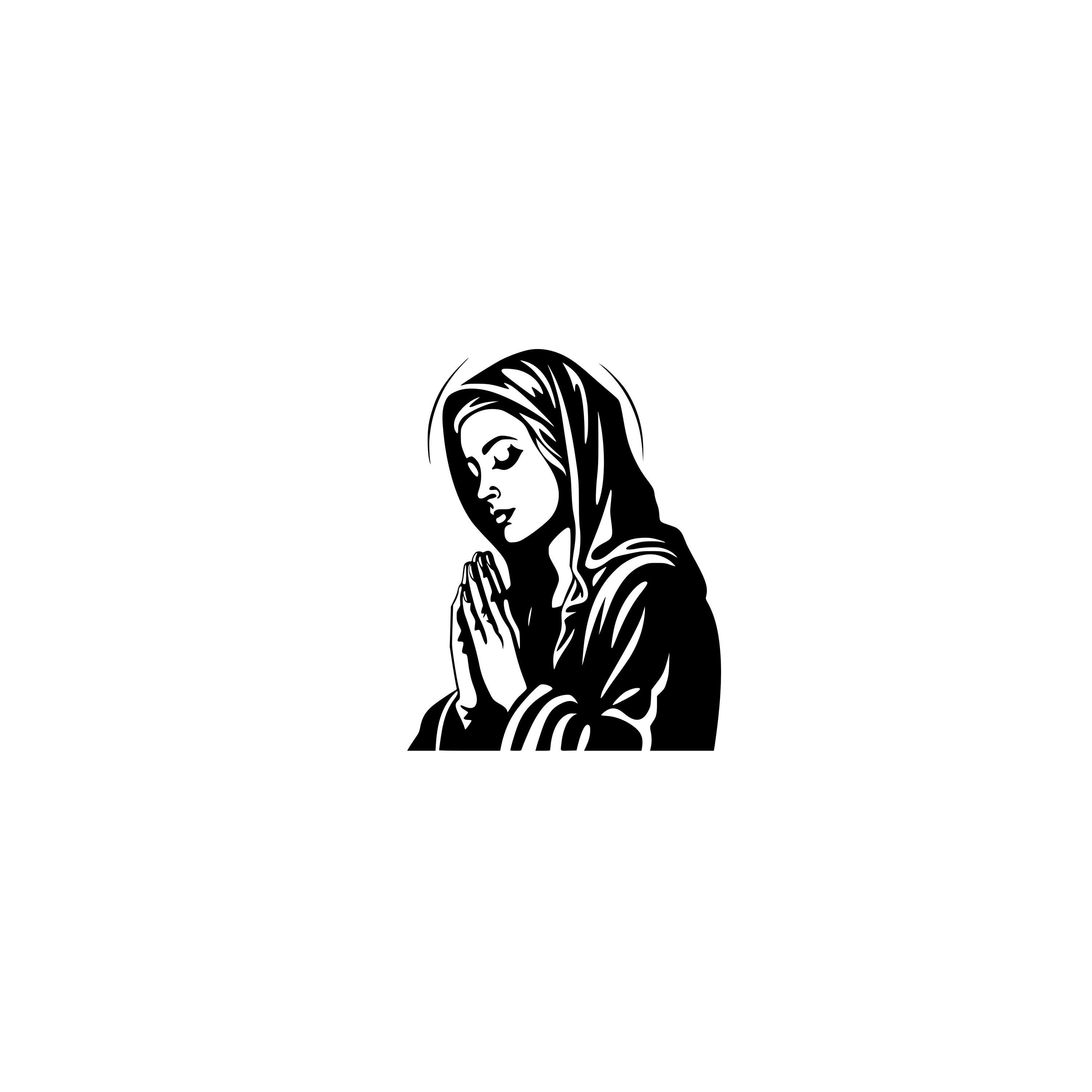 Virgin Mary Layer Svg, Virgin of Guadalupe Svg Layer, Virgin of ...