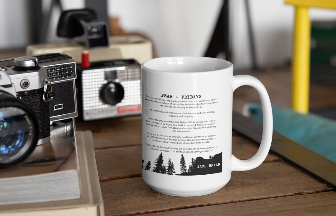 Fear and Fridays Zach Bryan Mug Western Coffee Mug Country - Etsy