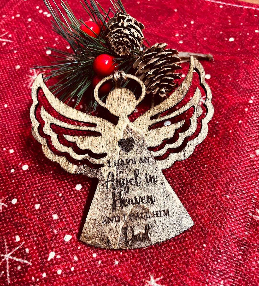 Personalized Memorial Angel Ornament - Etsy