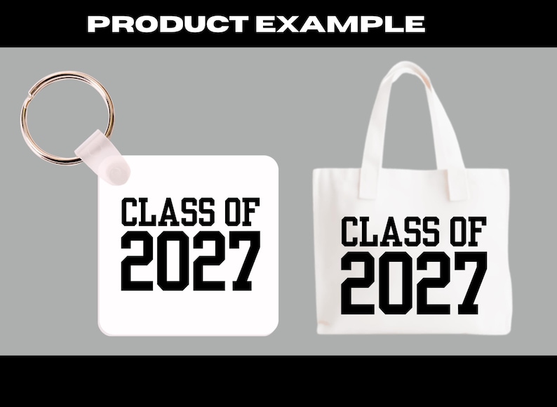 Klasse von 2027 SVG, Varsity Schrift Clipart, Abschluss PNG (digitaler ...
