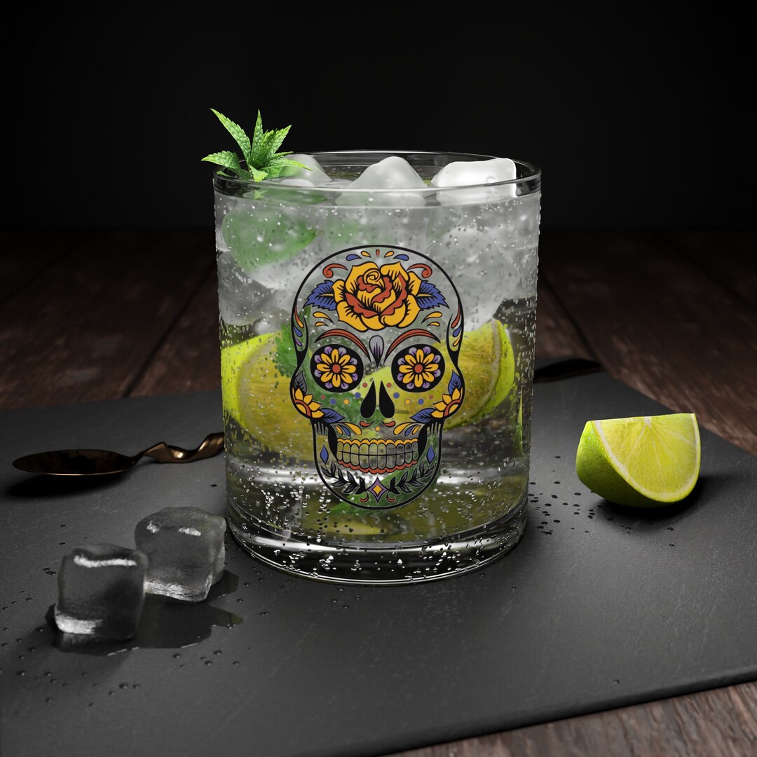 Bar Glass Skull Drinking Glass Skull Glass Drinking, Bar Glass Gifted ...