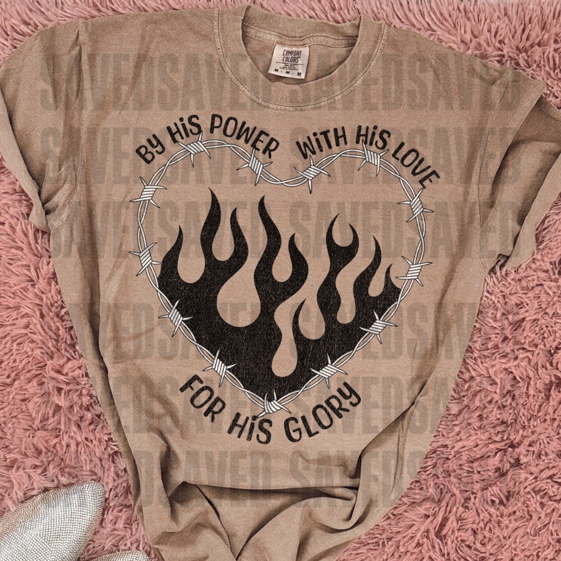 FOR HIS GLORY Jesus Christian Png High Quality File Edgy/retro - Etsy