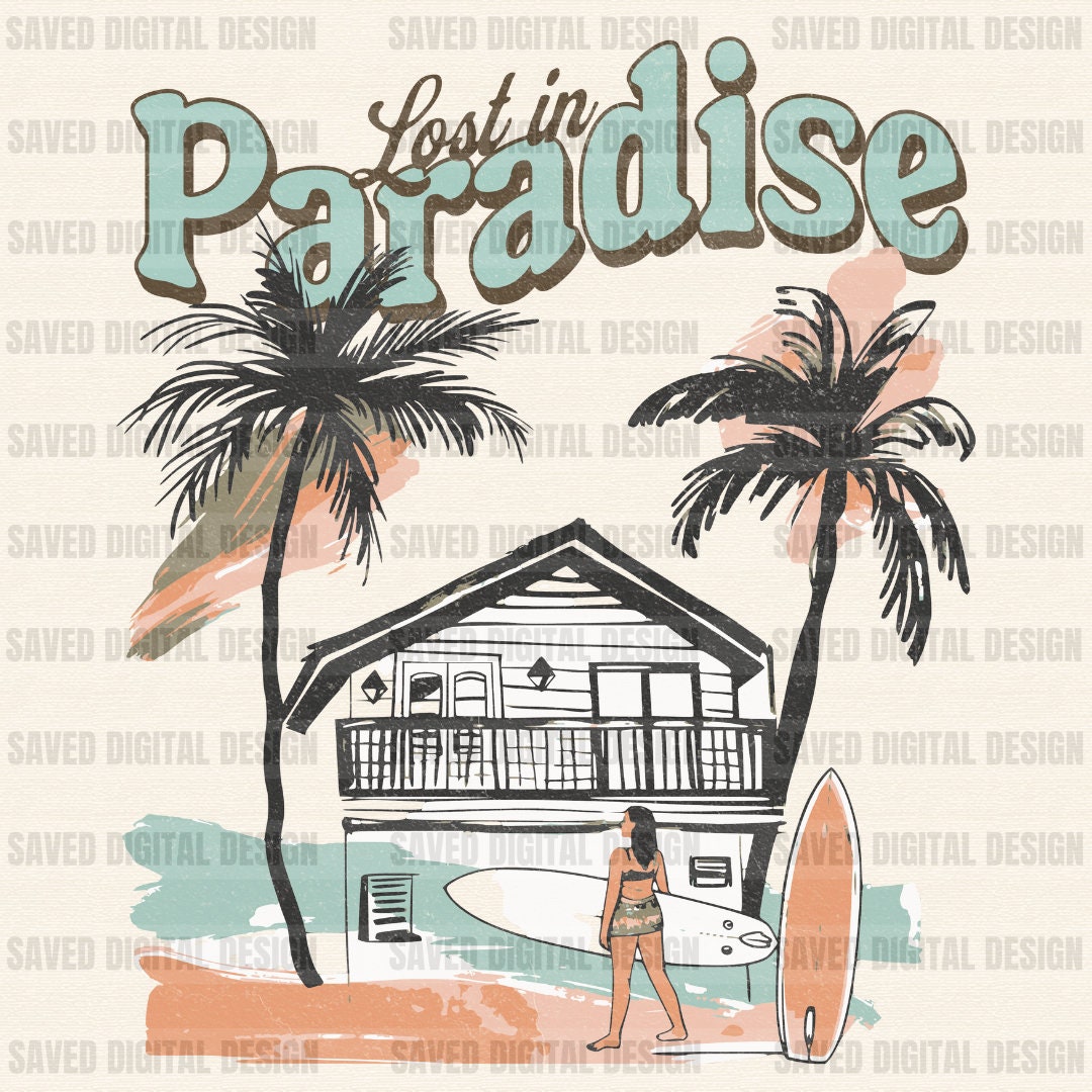 Lost in Paradise Beah Ocean Edgy Summer Western Edgy Png High Quality ...