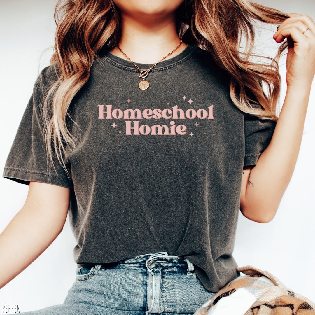 Comfort Colors Homeschool Homie Shirt Celestial Stars Homeschool Shirt ...