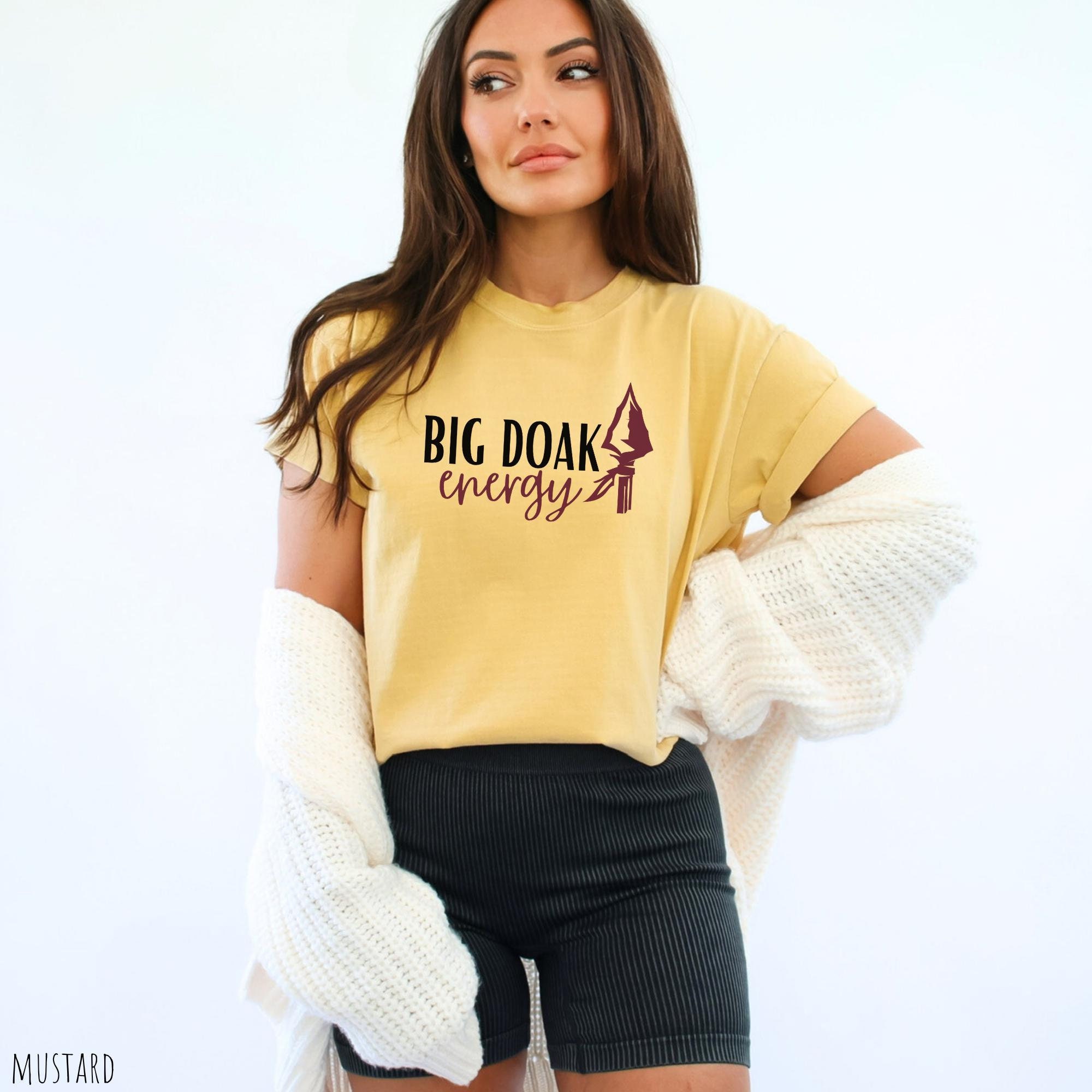 Comfort Colors Big Doak Energy Shirt, FSU Football Shirt, Game Day ...