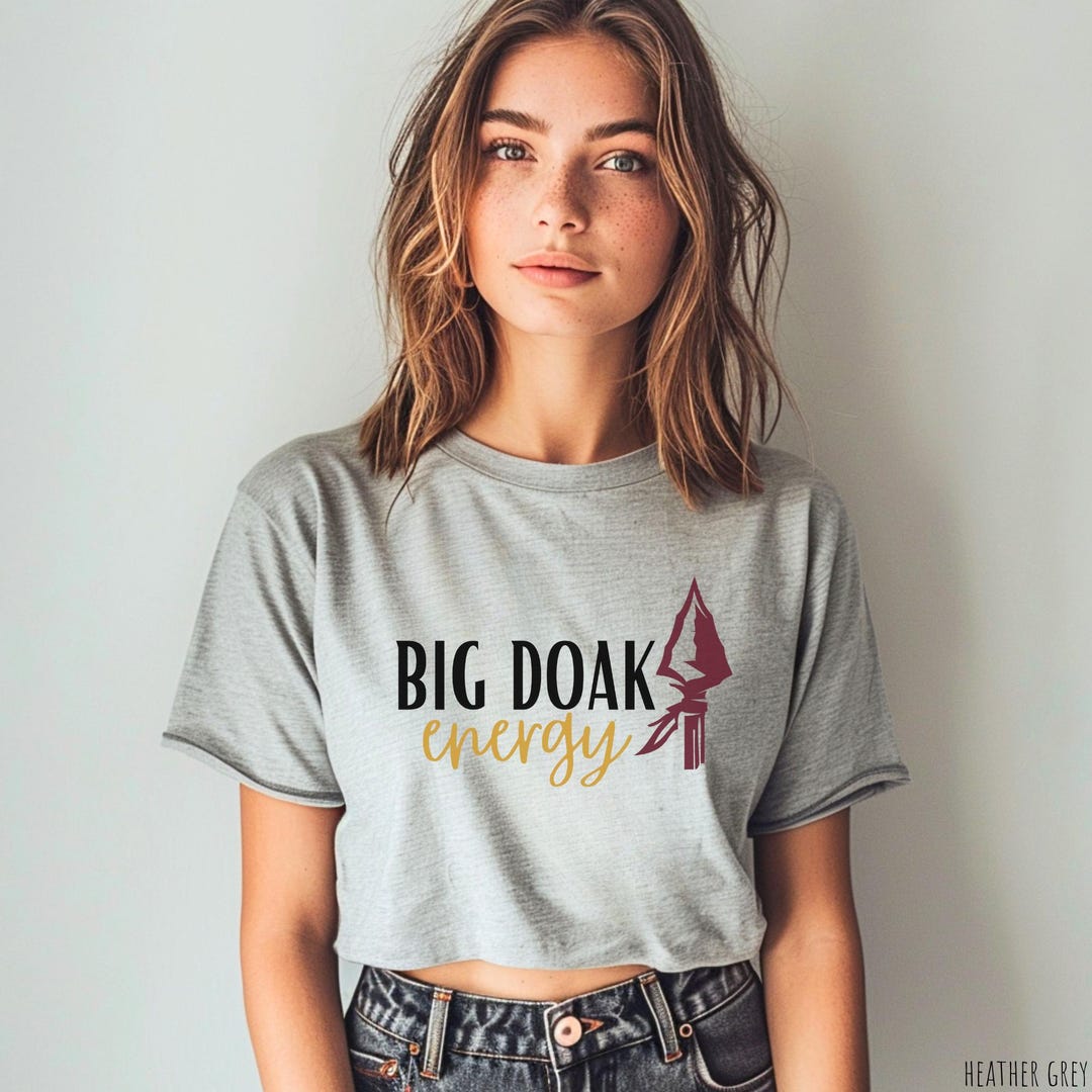 Big Doak Energy Women's Festival Crop Top FSU Football Game Day Cropped ...